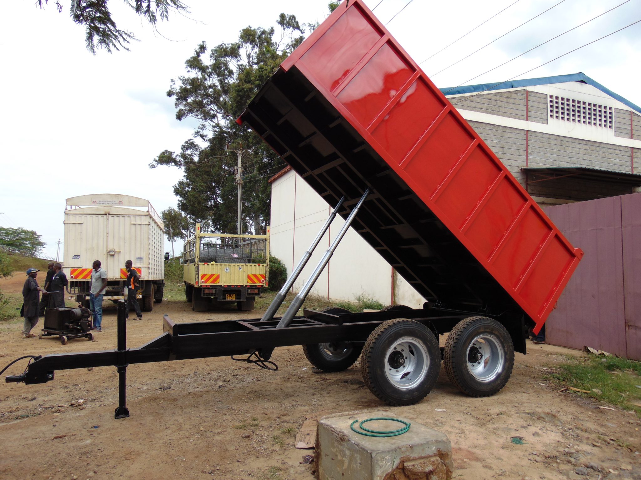 6.5 To 15 Ton Tipping Walking Beam Suspension - Tippers And Trailers Ltd