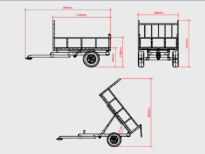 3.5 Ton Tipping Trailer - Tippers And Trailers Ltd